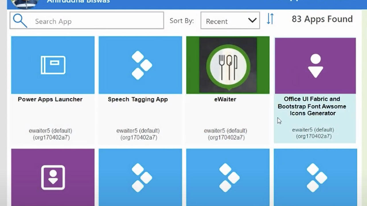 Power Apps Launcher 2.0