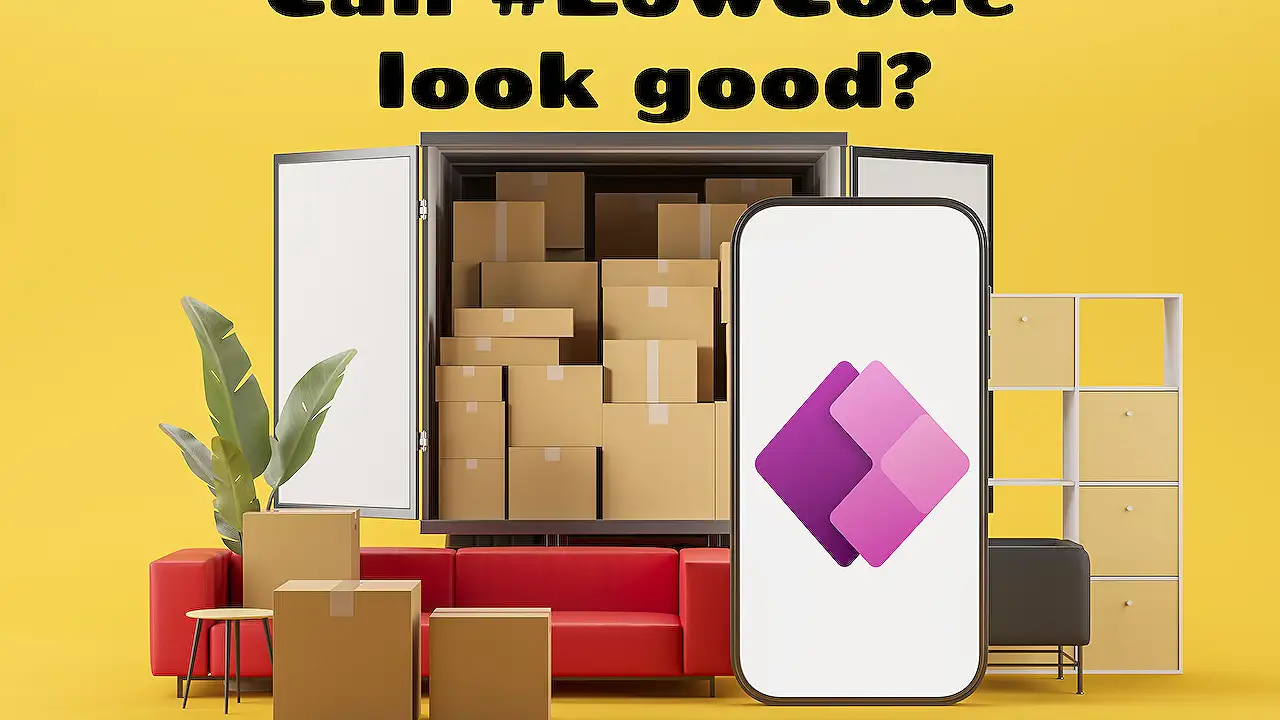 Can #LowCode look good? Episode 1 - Furniture App