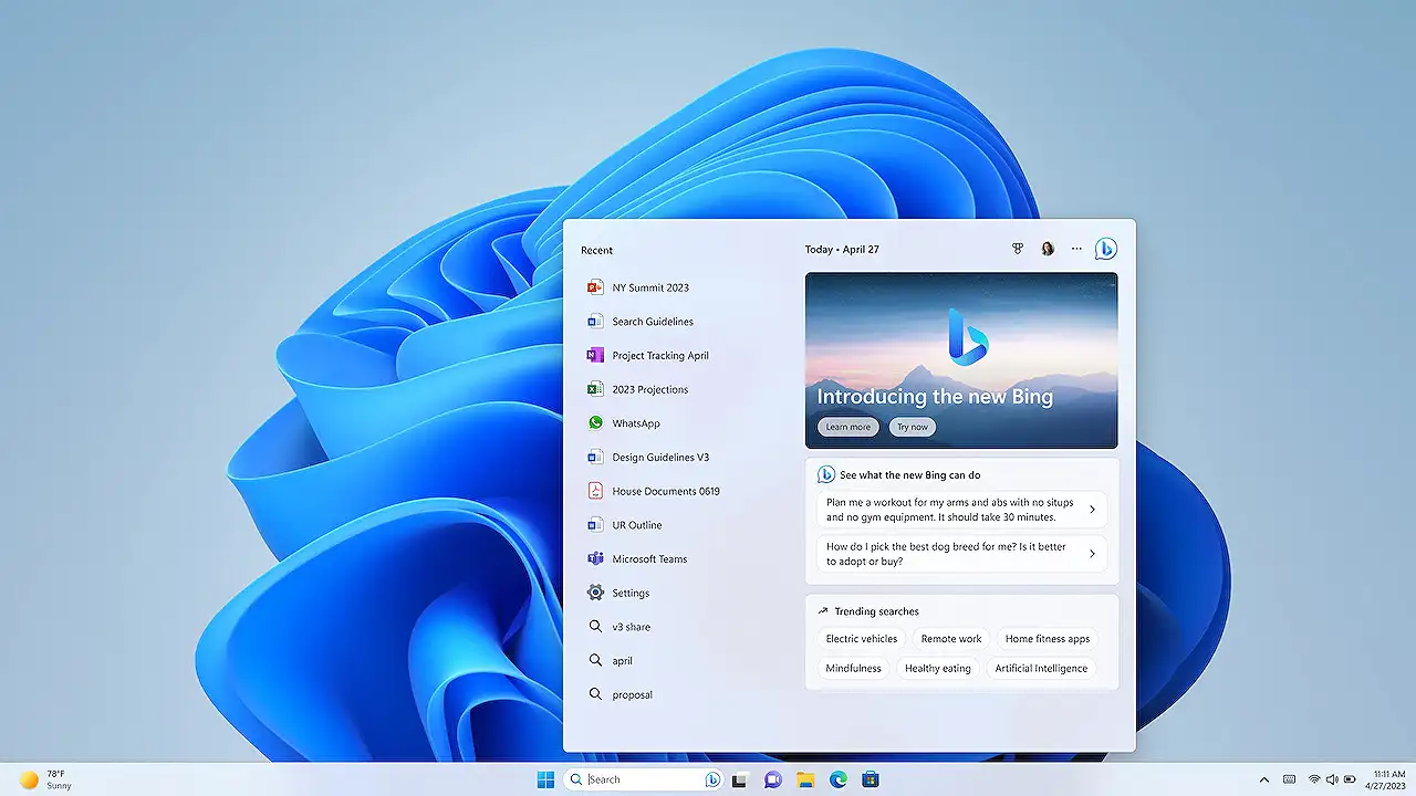 Discover New Bing Features in Latest Windows 11 Update