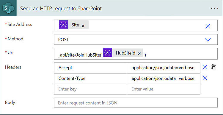 Join Hub Site with Power Automate