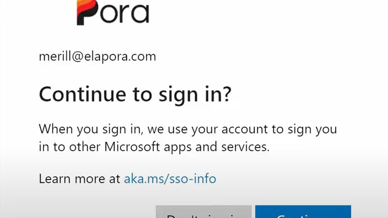 Jan 2024: New Single Sign-On Prompt for Win/M365 Admins