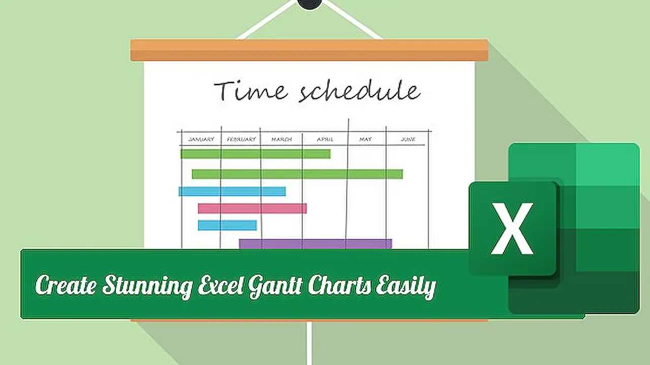 Create Stunning Excel Gantt Charts Easily