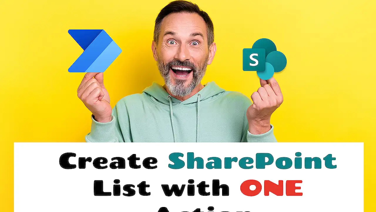 Create a SharePoint List quickly | Power Automate Create a SharePoint List quickly | Power Automate