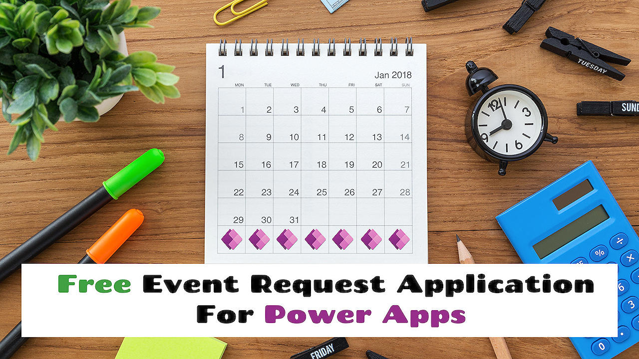 Free Event Request Application For Power Apps