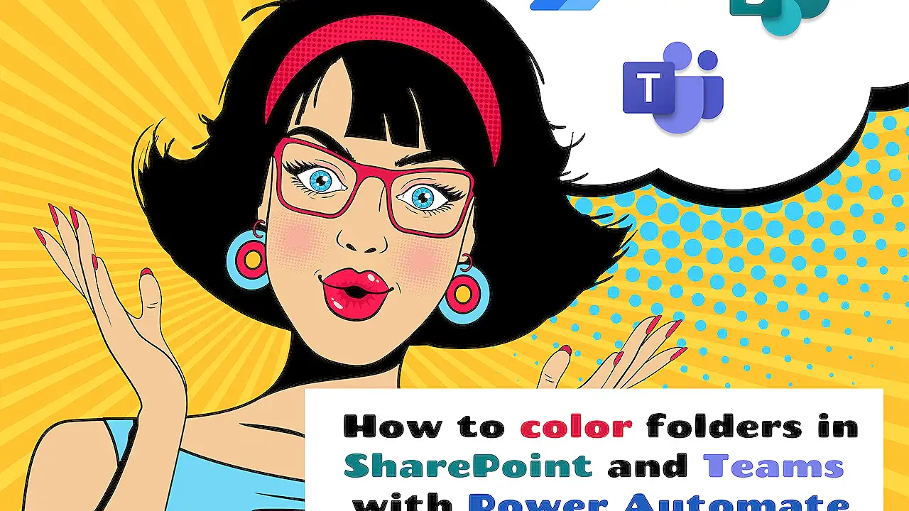 How to color folders in SharePoint and Teams with Power Automate