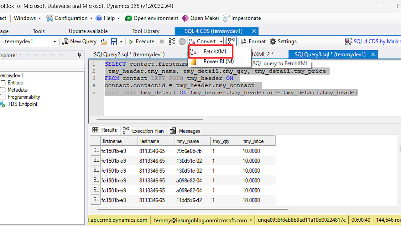 Dataverse: The Importance of OrderBy When Retrieve more than ... Dataverse: The Importance of OrderBy When Retrieve more than ...