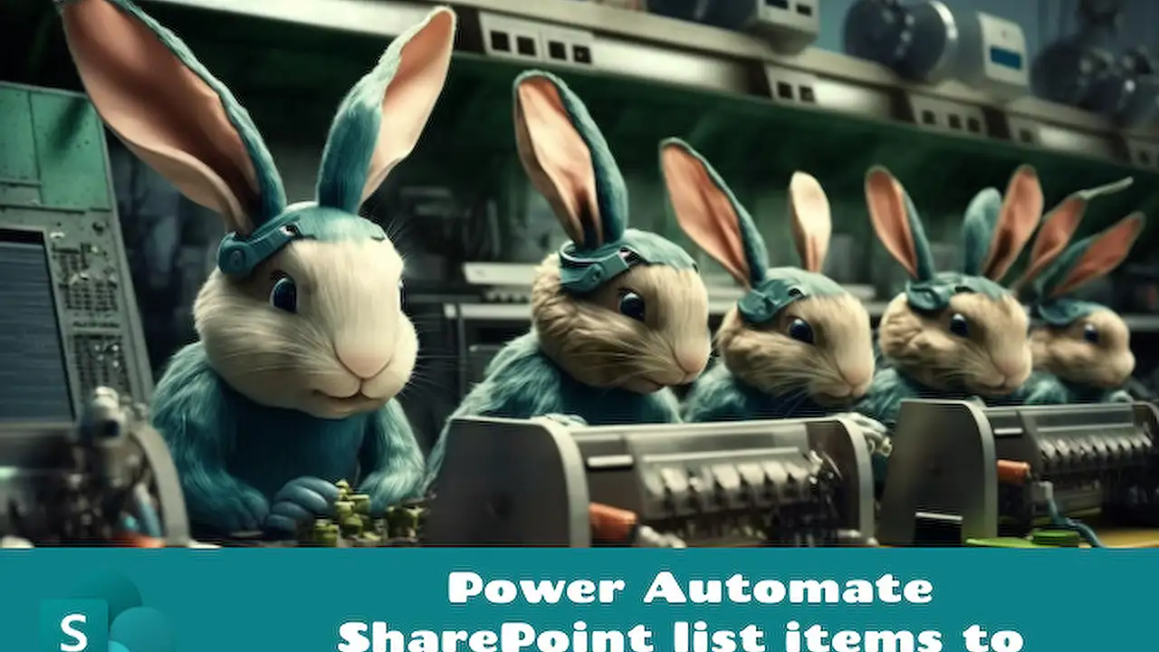 Power Automate SharePoint list items to update all at once!